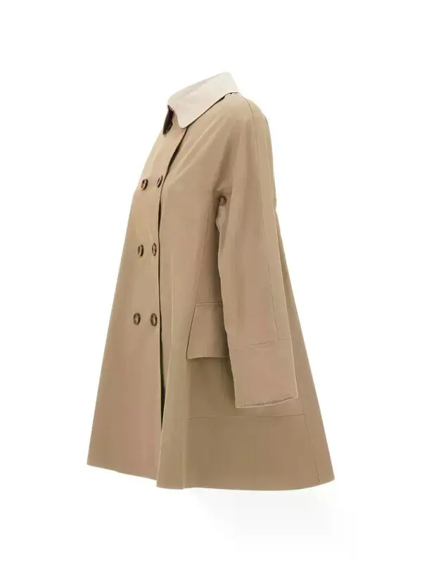 ELENA MIRÒ Double-breasted Coat With Contrasting Collar