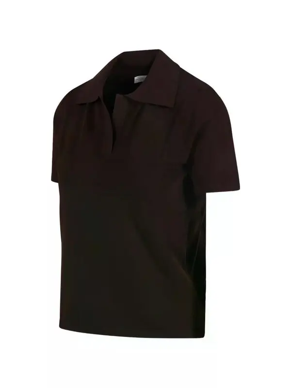 ROBERTO COLLINA Collared T-shirt - Brown