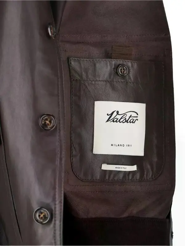 VALSTAR Buttoned Flap-pocket Jacket - Brown