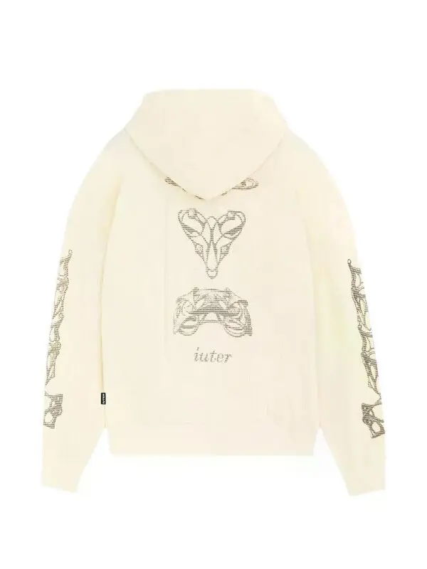 IUTER Waffle Zip Hoodie