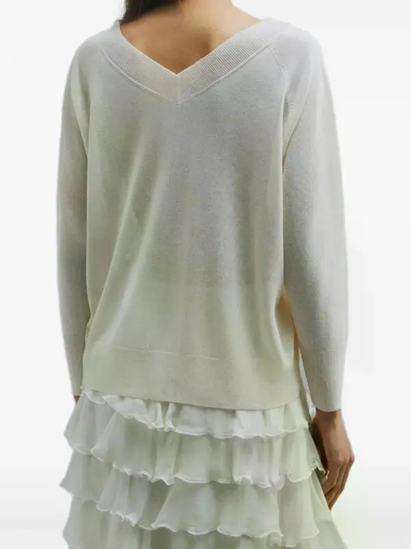 Marella V-neck Knitwear - White