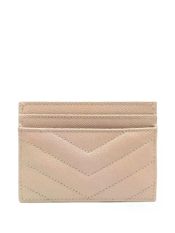 Saint Laurent Cassandre Matelassé Leather Cardholder