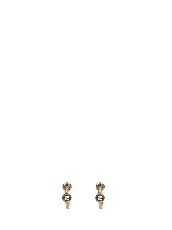 Fendi Everround Earrings - Gold