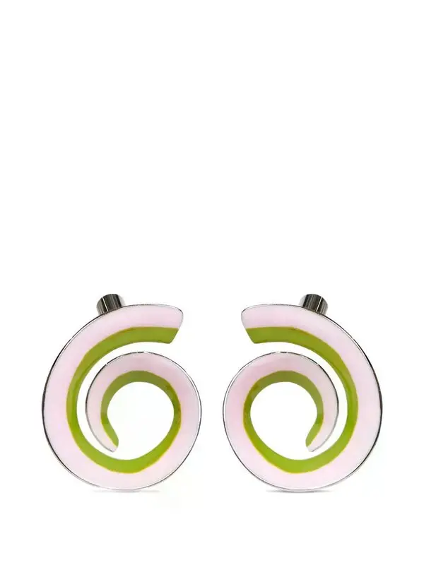 Marni Spiral Earrings - Silver