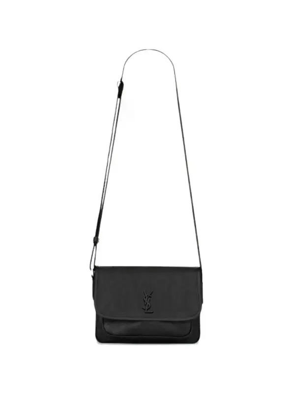 Saint Laurent Leather Shoulder Bag - Black