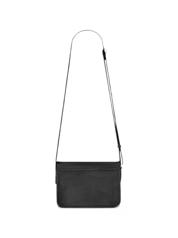 Saint Laurent Leather Shoulder Bag - Black