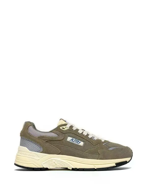 AUTRY Hyperway Low Suede Sneakers - Green