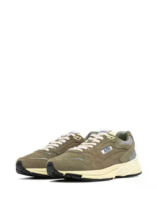 AUTRY Hyperway Low Suede Sneakers - Green