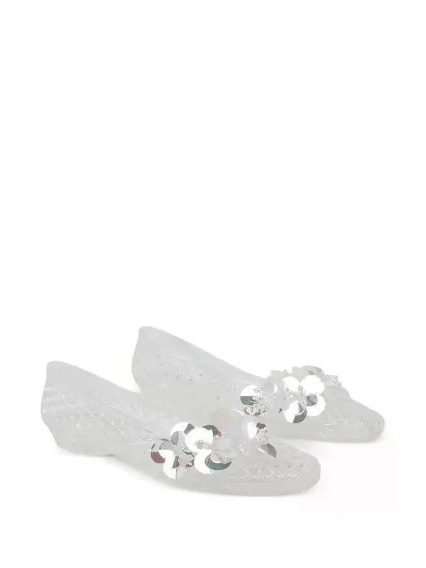 HEAVENLY JELLY Ballet Flats With Embellishments
