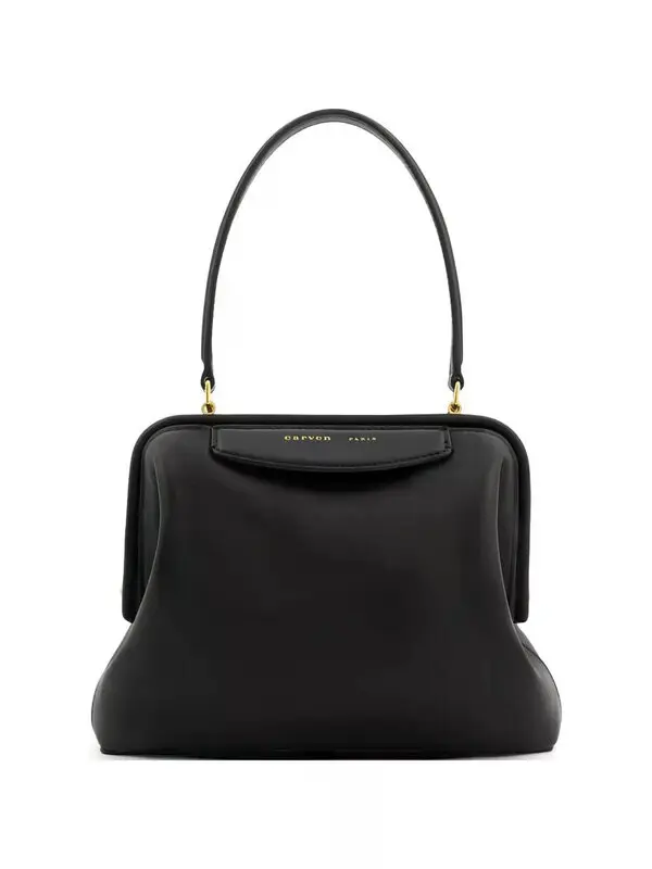 Carven Mini Carmen Leather Tote Bag - Black