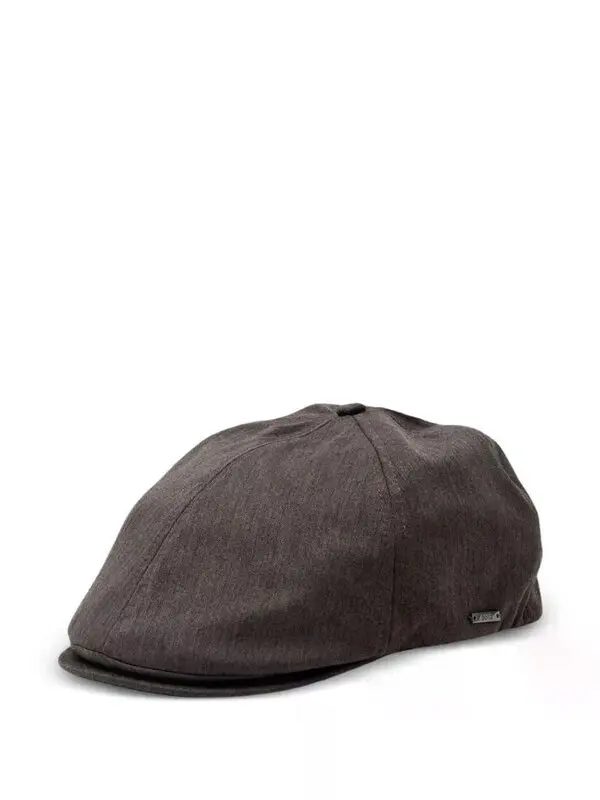 BOSS Button Logo Hat - Brown
