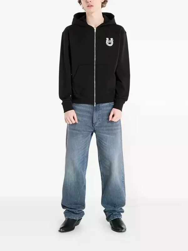 Kenzo Lunar New Year Graphic Zip-up Hoodie