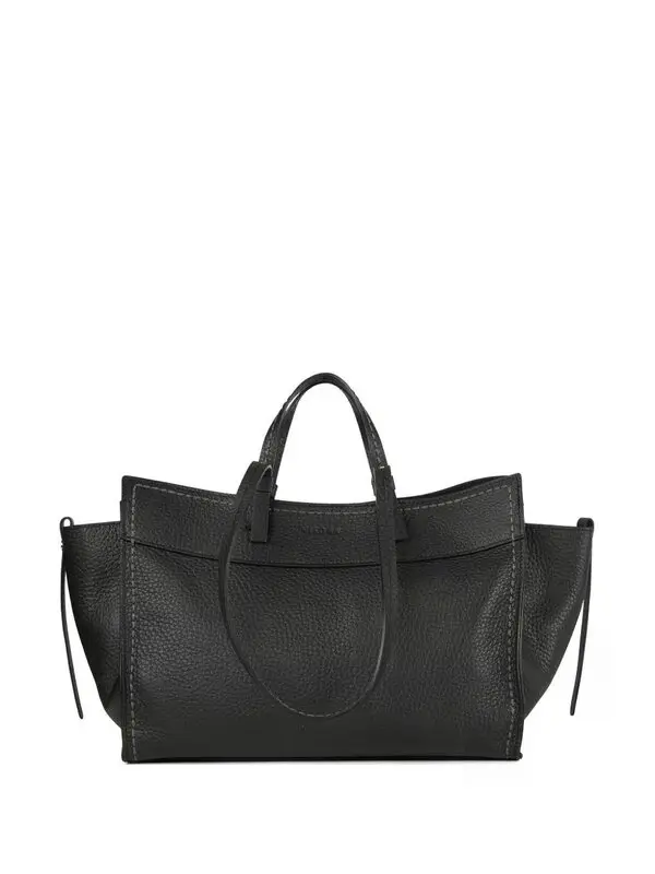 VISONA` Leather Tote Bag