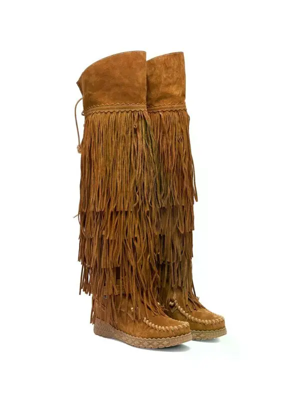 EL VAQUERO Esme Fringed Boots