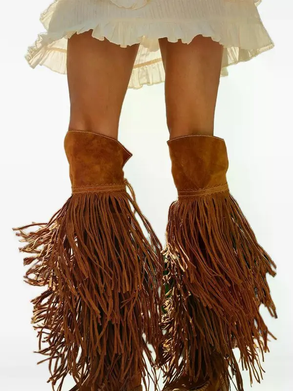 EL VAQUERO Esme Fringed Boots
