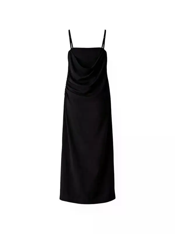 Carven Draped-detail Silk Maxi Dress