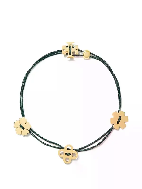 Tory Burch Forget Me Not Cord Bracelet - Gold