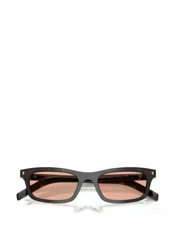 Prada Rectangular-frame Sunglasses - Brown