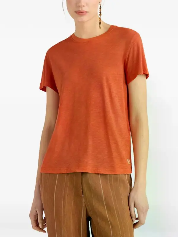 Momoni Embroidered Logo T-shirt