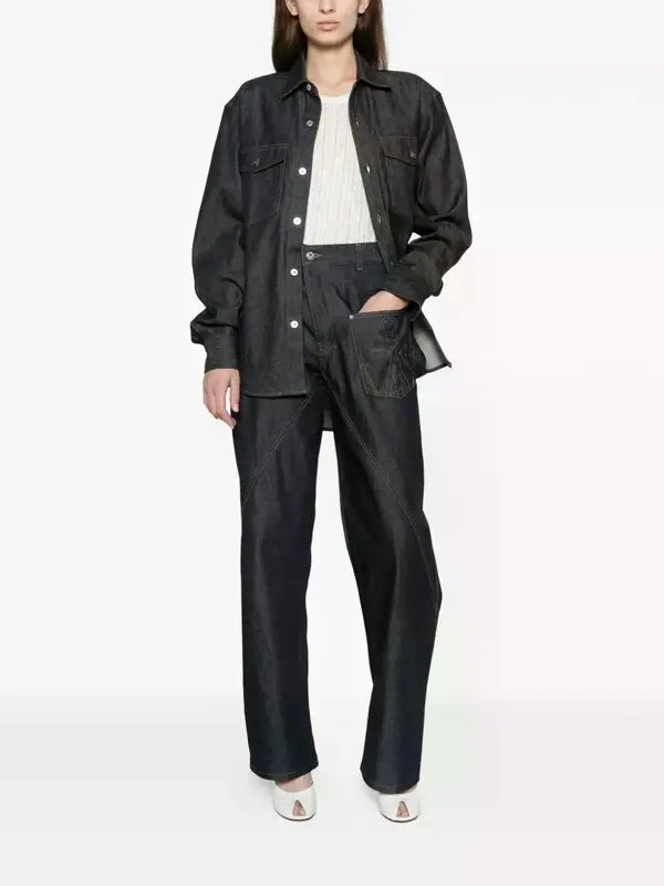 JW Anderson Twisted Workwear Denim Jeans - Blue