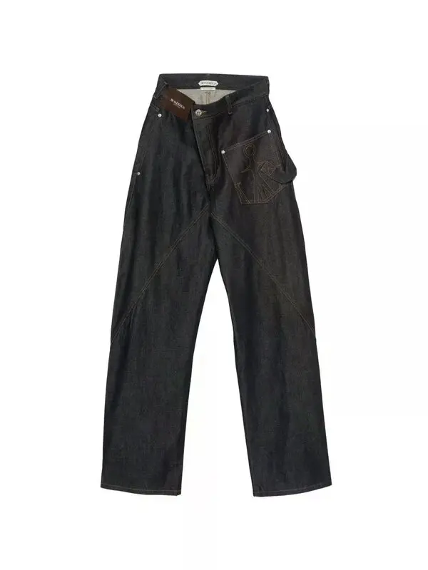 JW Anderson Twisted Workwear Denim Jeans - Blue