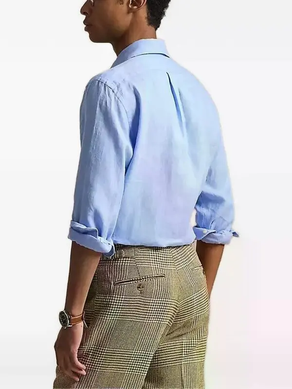Polo Ralph Lauren Logo-embroidered Linen Shirt