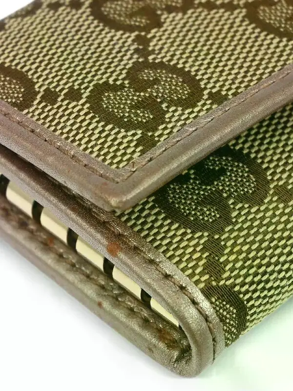 Gucci 1990-2000s Canvas Logo-detail Key Case