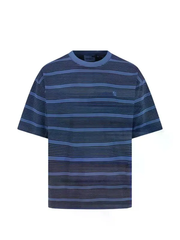 Carhartt Work In Progress S/s Hanson Striped T-shirt - Blue