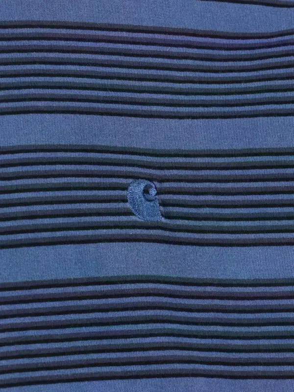 Carhartt Work In Progress S/s Hanson Striped T-shirt - Blue