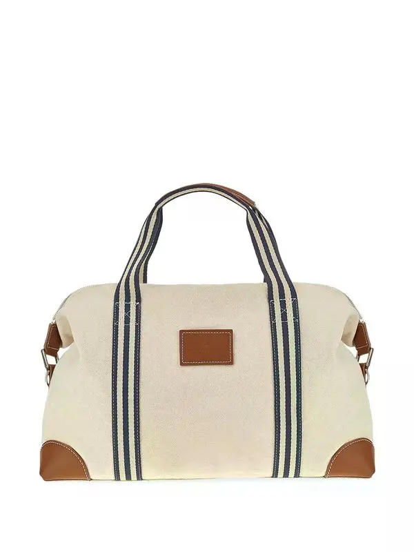 Paul & Shark Stripe-detail Holdall - Neutrals