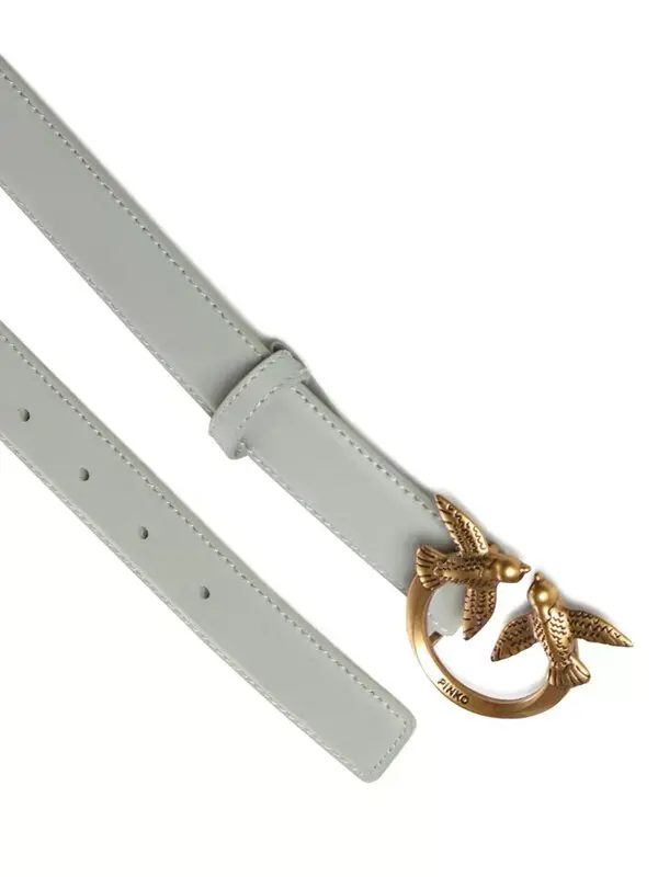 Pinko Love Birds Leather Belt