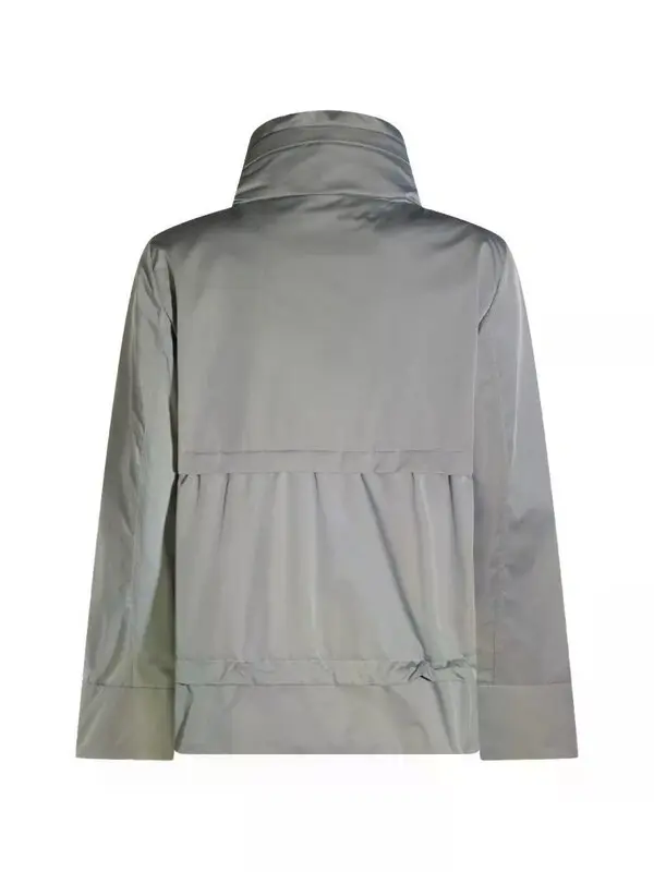 MOORER Hooded Zip-up Jacket - Grey