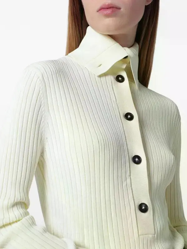 ENTIRE STUDIOS Button Turtleneck Sweater - Neutrals