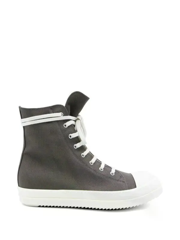 Rick Owens High Top Sneakers - Grey