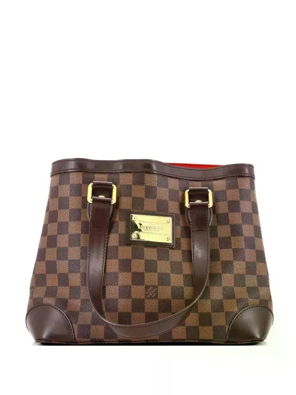LOUIS VUITTON Hampstead Handbag Damier Pm Tote Bag - Brown