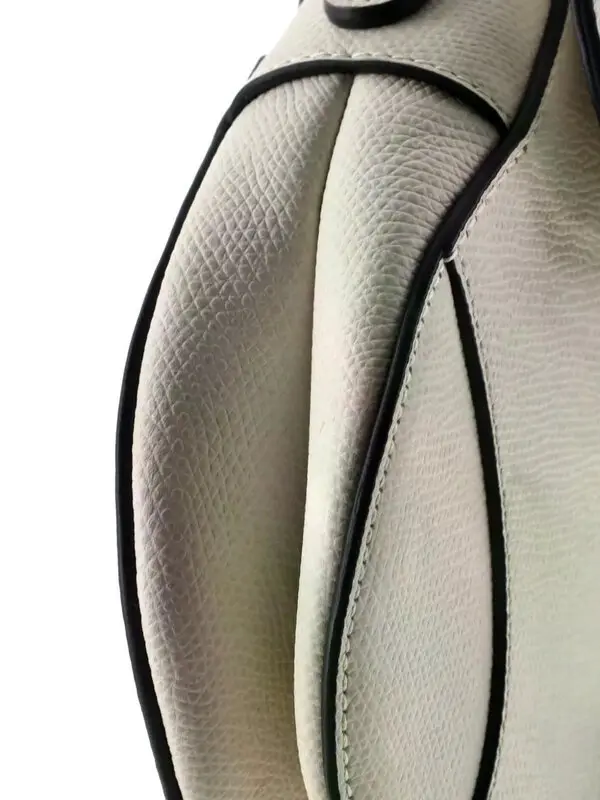 Dior Saddle Handbag Leather Mini Shoulder Bag - White