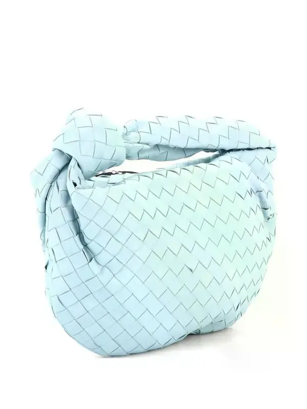 Bottega Veneta Jodie Intrecciato Nappa Teen Hobo Bag - Blue