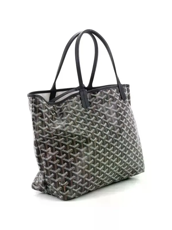 Goyard Saint Louis Coated Canvas Pm Tote Bag - Black