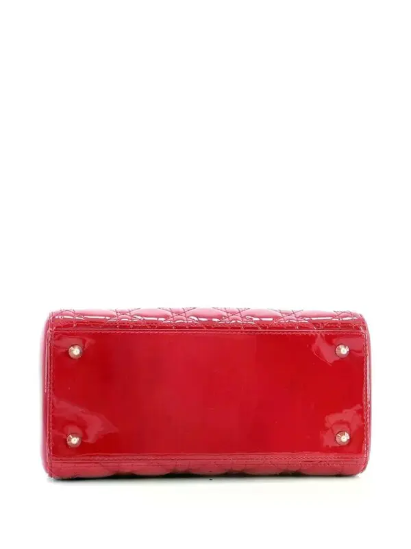 Dior Lady Nm Medium Satchel - Red