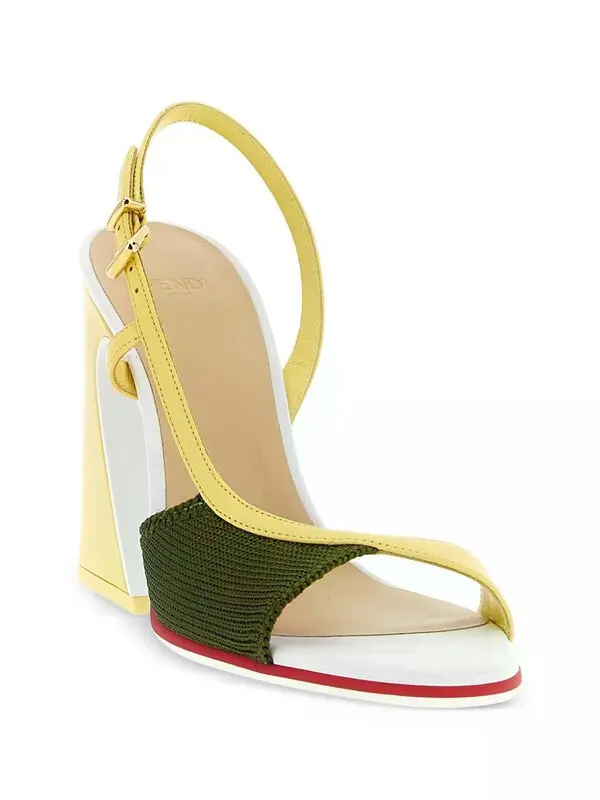 Fendi Arco Asymmetric Sandals