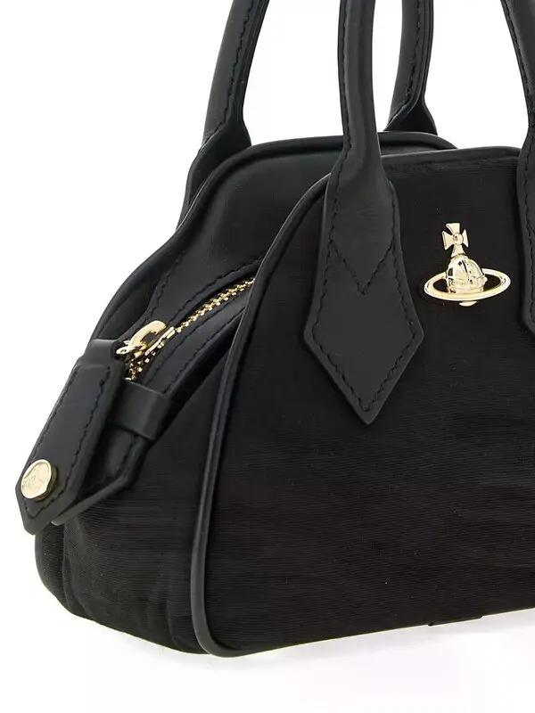 VIVIENNE WESTWOOD Mini Yasmine Logo-detail Tote Bag - Black