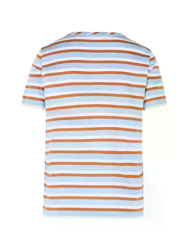 Marni Striped Logo-patch T-shirt