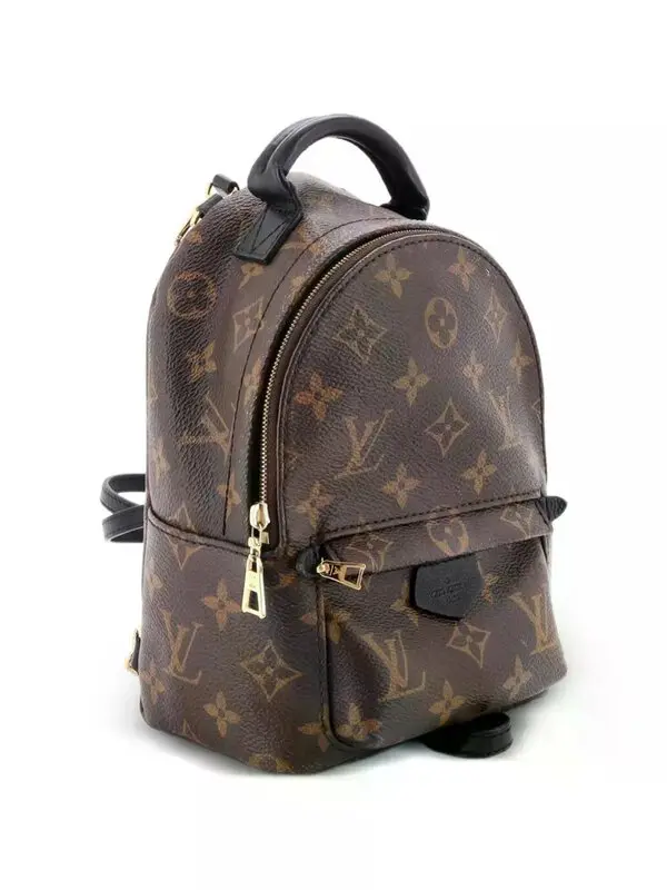LOUIS VUITTON Palm Springs Monogram Canvas Mini Backpack - Brown