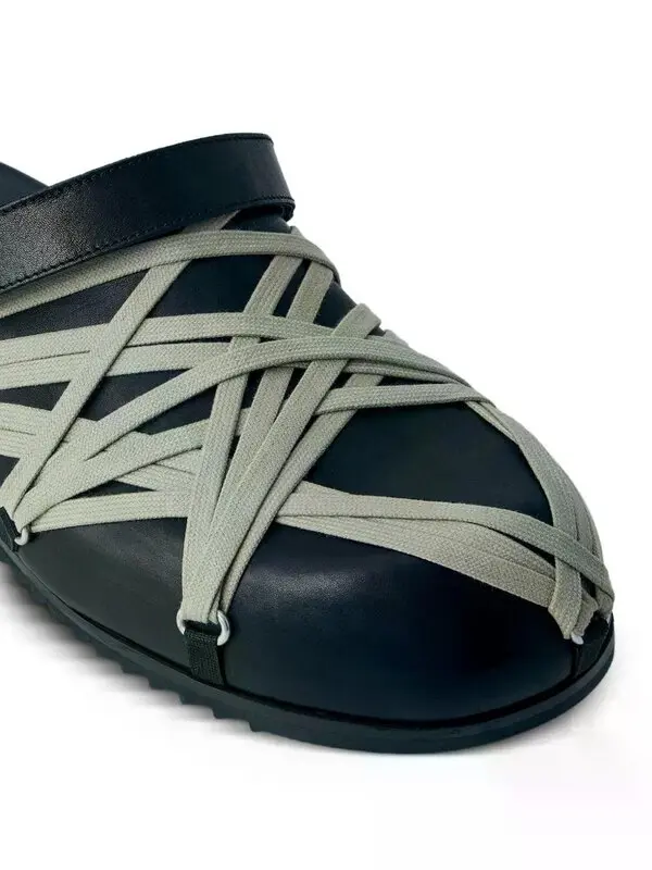 Rick Owens Cross-strap Slippers