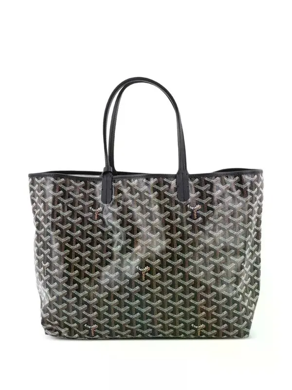 Goyard Saint Louis Coated Canvas Pm Tote Bag - Black
