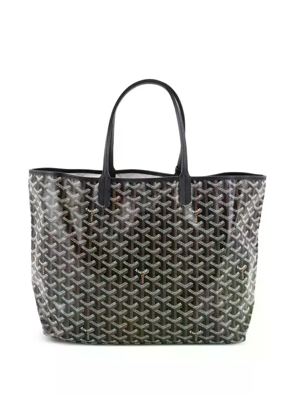 Goyard Saint Louis Coated Canvas Pm Tote Bag - Black