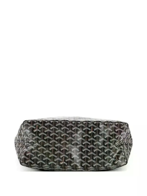 Goyard Saint Louis Coated Canvas Pm Tote Bag - Black