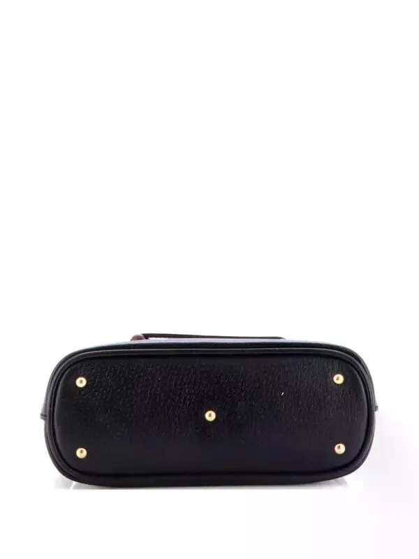 Gucci Diana Nm Bamboo Dome Top Handle Mini Crossbody Bag - Black