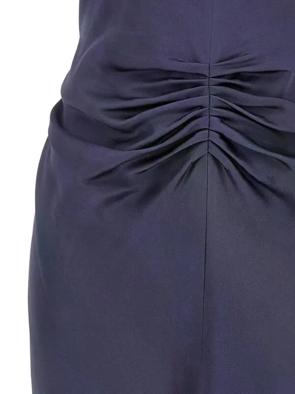 Victoria Beckham Isabella Draped Maxi Dress - Blue