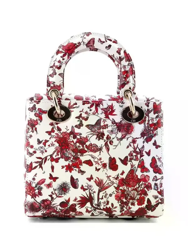 Dior My Abcdior Lady Printed Leather Small Satchel - Multicolour